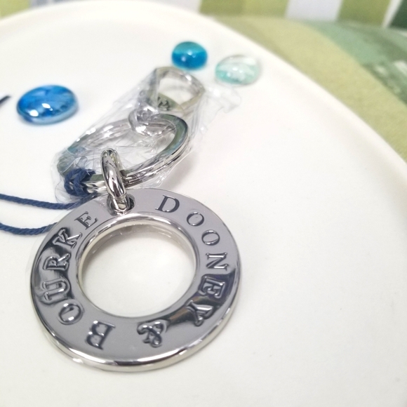 Dooney & Bourke | Accessories | Dooney Bourke Silver Tone Signature Big ...